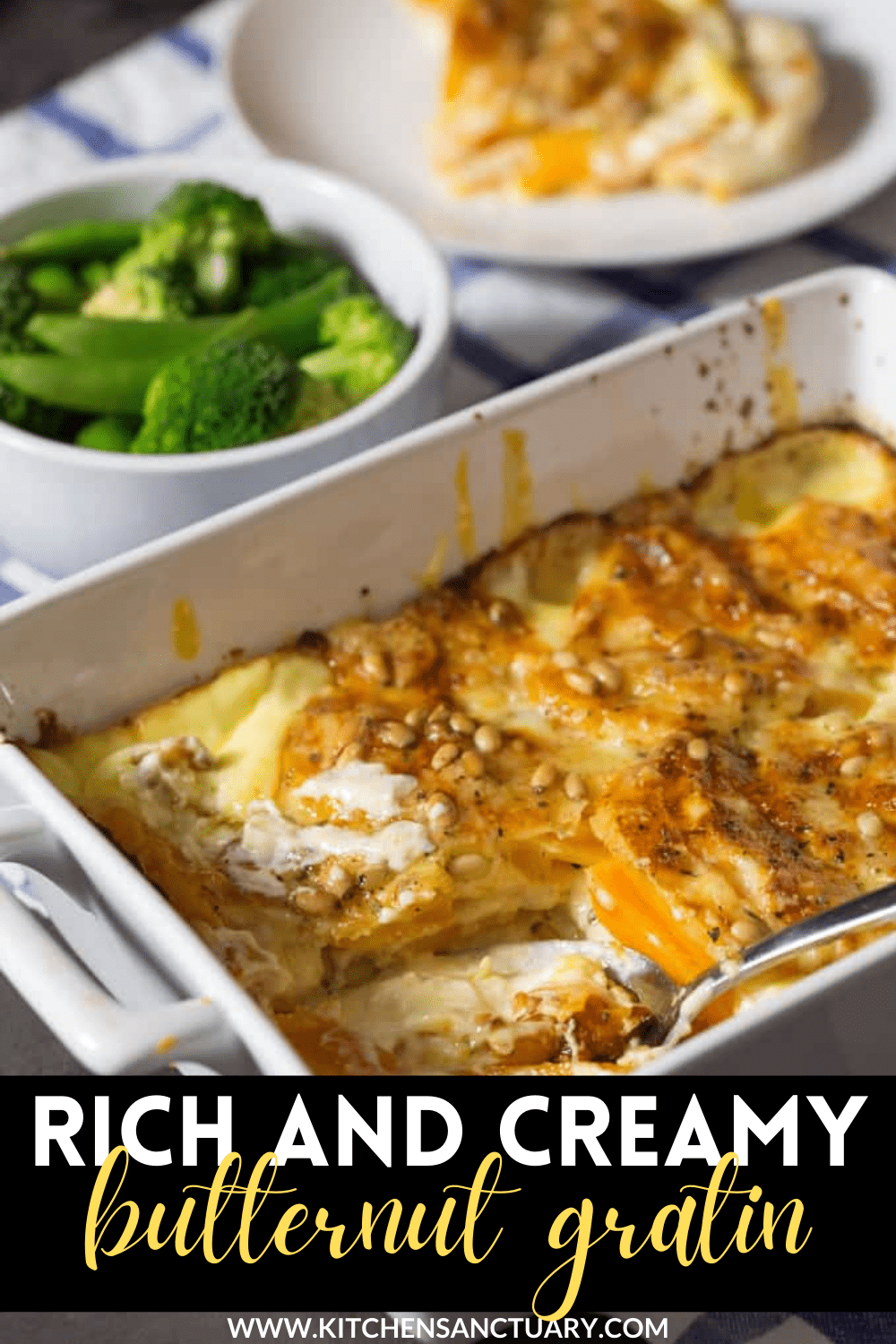 Cheesy Butternut Gratin - Nicky's Kitchen Sanctuary