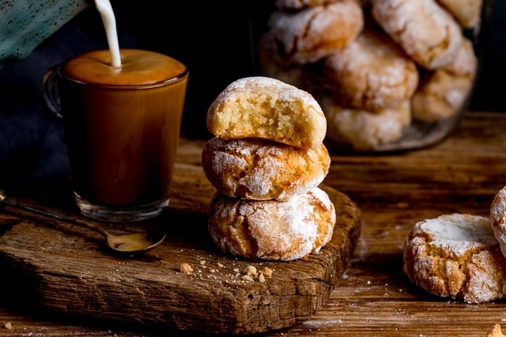 Chewy Amaretti Cookies - Nicky's Kitchen Sanctuary