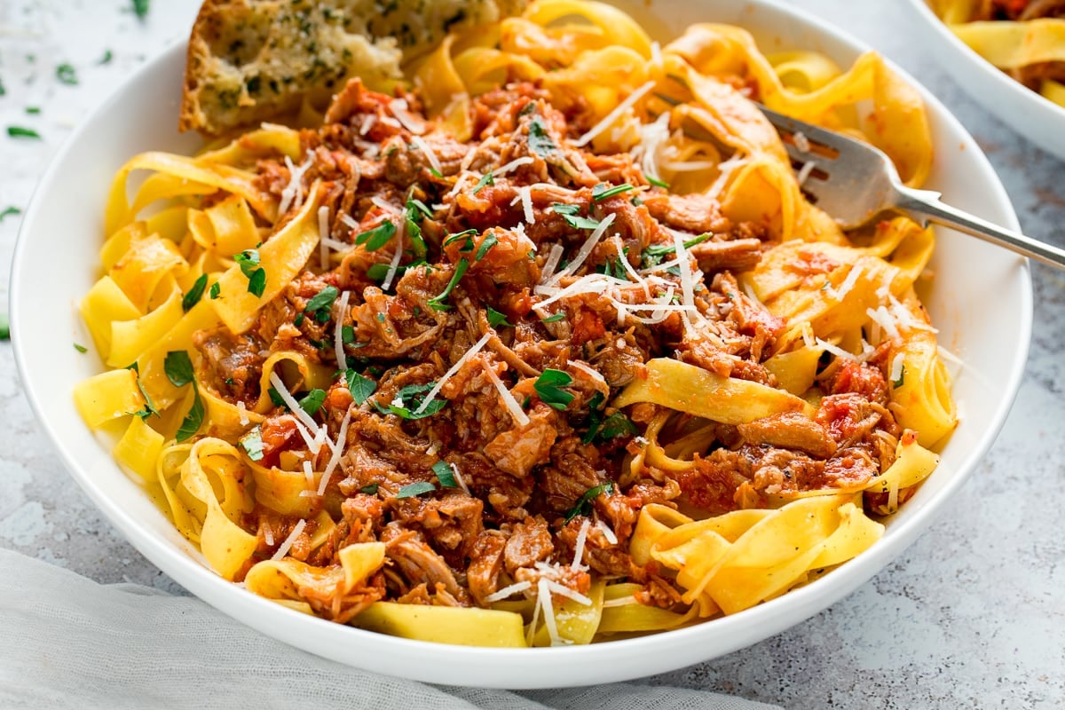 Rich and Tender Pork Ragu - Nicky's Kitchen Sanctuary
