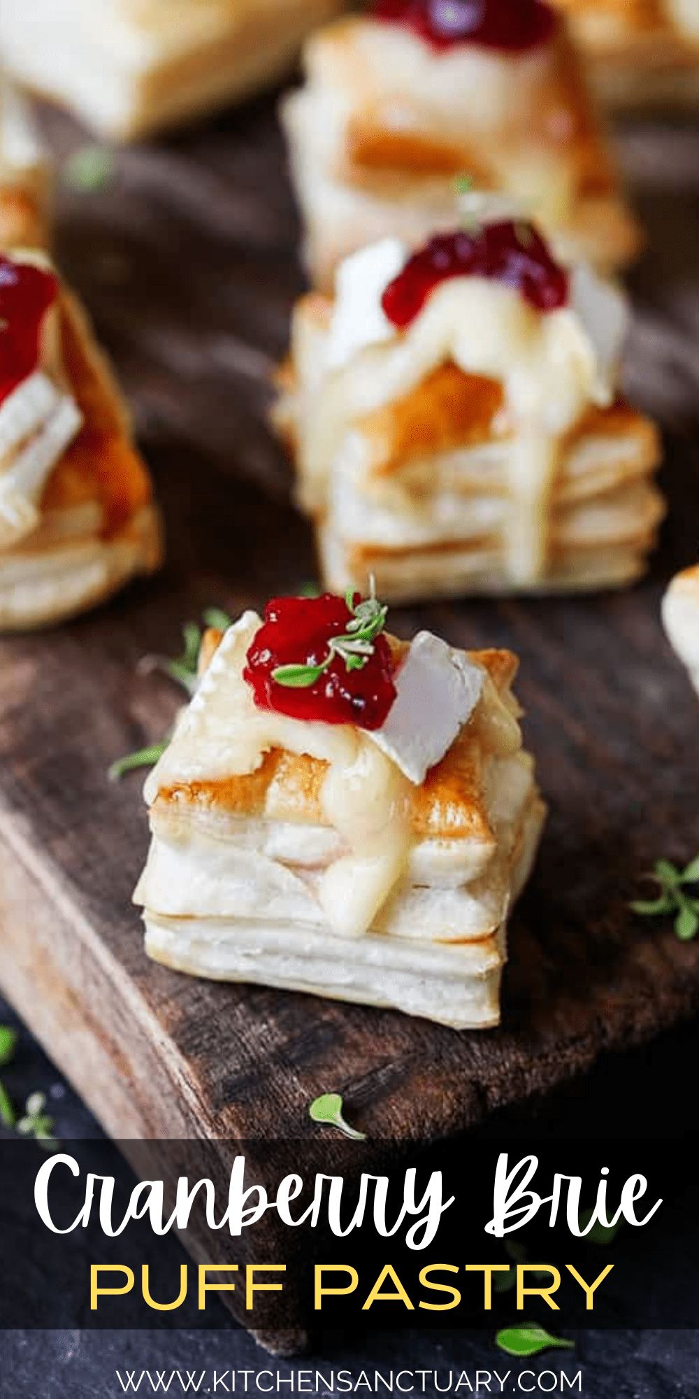 Cranberry Brie Bites - Nicky's Kitchen Sanctuary