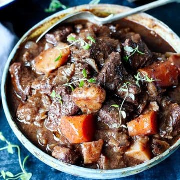 Slow Cooked Scottish Beef Stew - Nicky's Kitchen Sanctuary