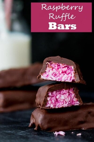 Raspberry Ruffle Bars - Nicky's Kitchen Sanctuary