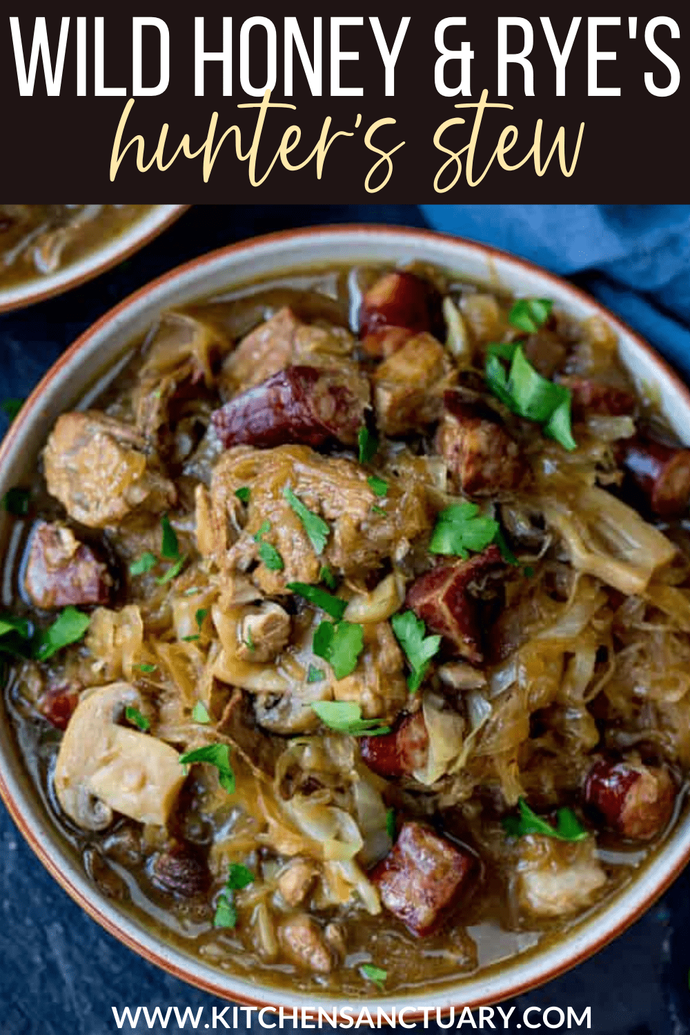 Hunter's Stew (Bigos) from Wild Honey and Rye - Nicky's Kitchen Sanctuary