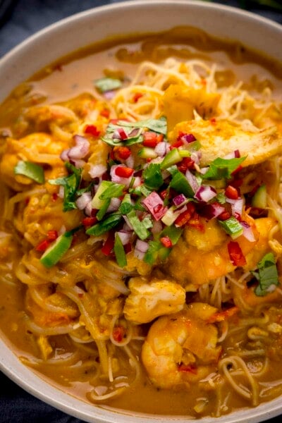 Seafood Laksa - Nicky's Kitchen Sanctuary