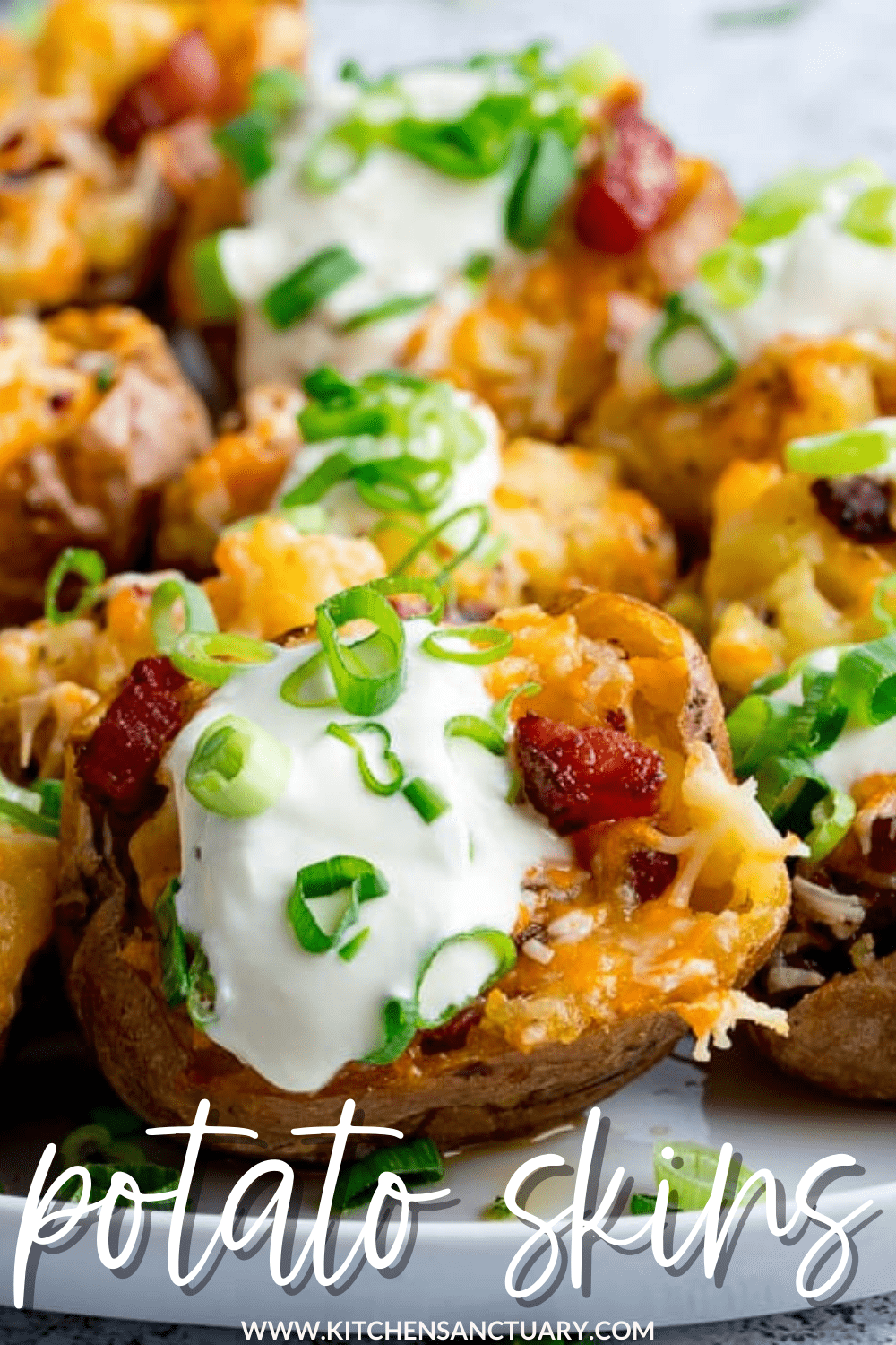 Loaded Potato Skins - Nicky's Kitchen Sanctuary