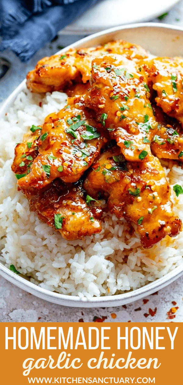 Honey Garlic Chicken - Nicky's Kitchen Sanctuary