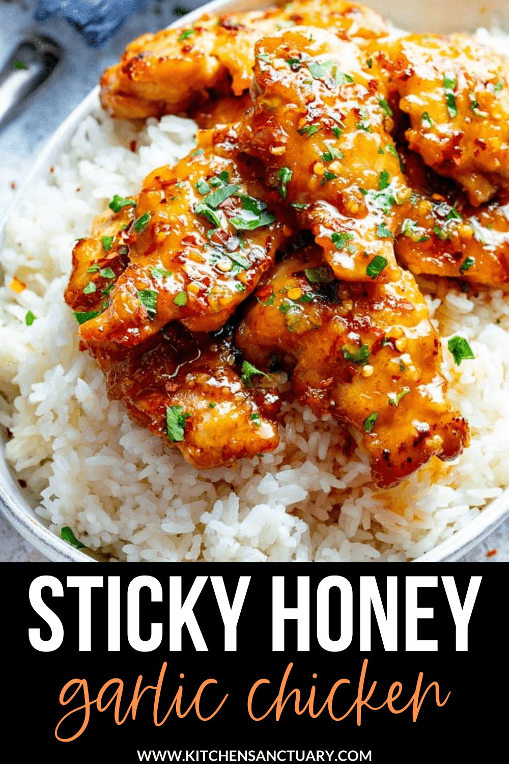 Honey Garlic Chicken - Nicky's Kitchen Sanctuary