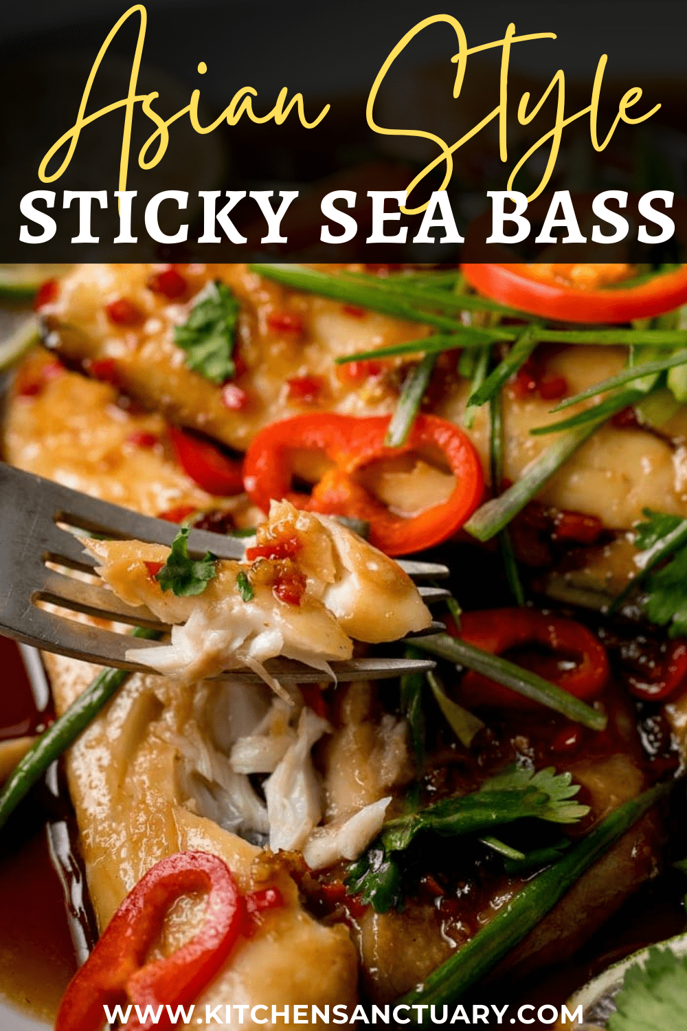 12 Minute Sticky Asian Sea Bass Nickys Kitchen Sanctuary
