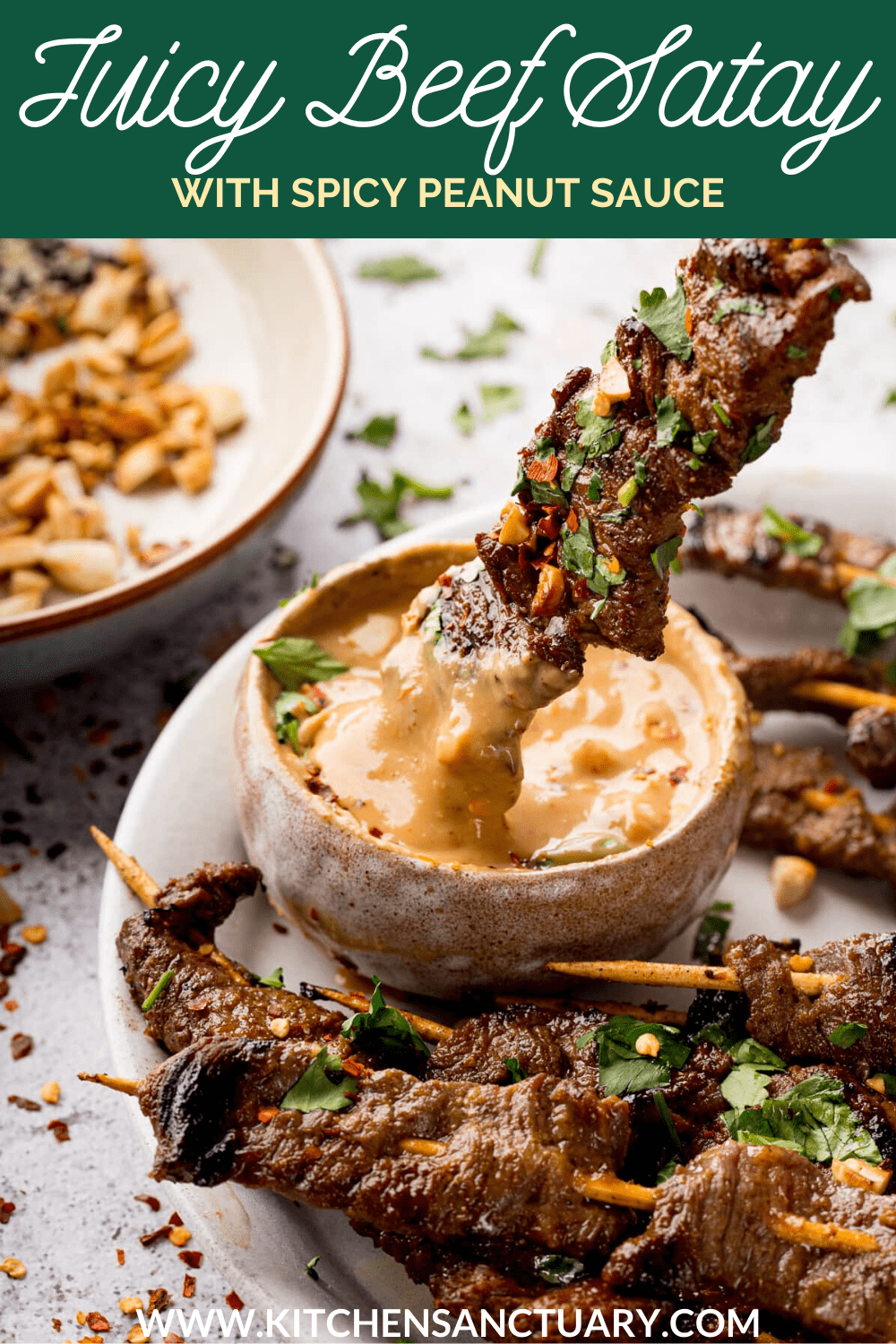 Grilled Beef Satay - Nicky's Kitchen Sanctuary