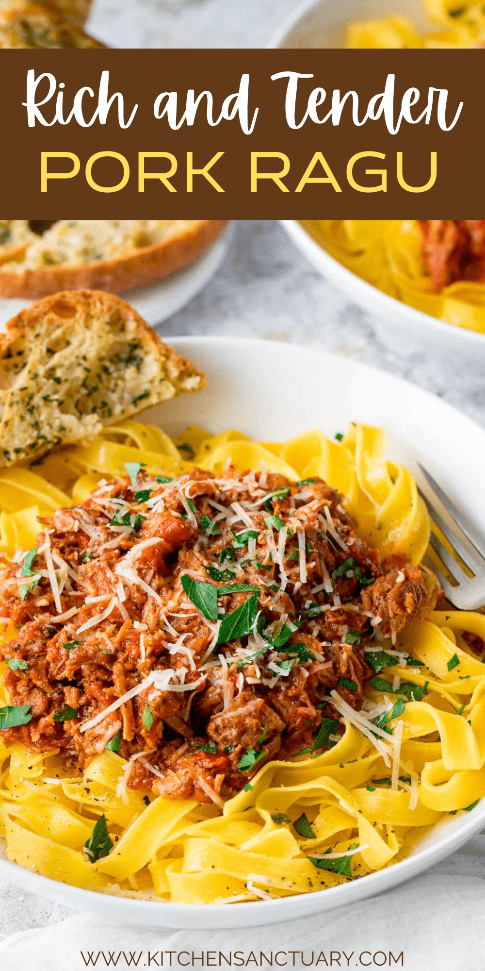 Rich and Tender Pork Ragu - Nicky's Kitchen Sanctuary