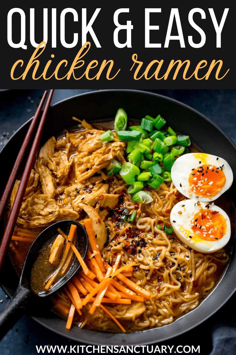 Easy Chicken Ramen [Ready in 20 mins]