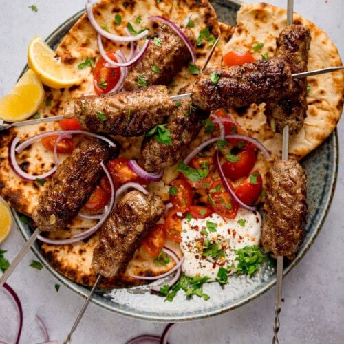 Homemade Flatbread Recipe - Nicky's Kitchen Sanctuary