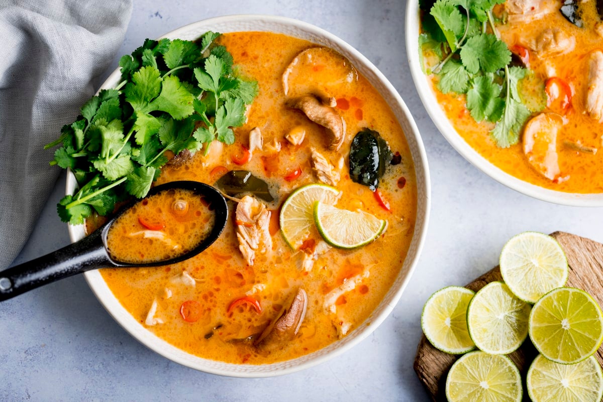 Tom Kha Gai [Mind blowing Thai Soup]