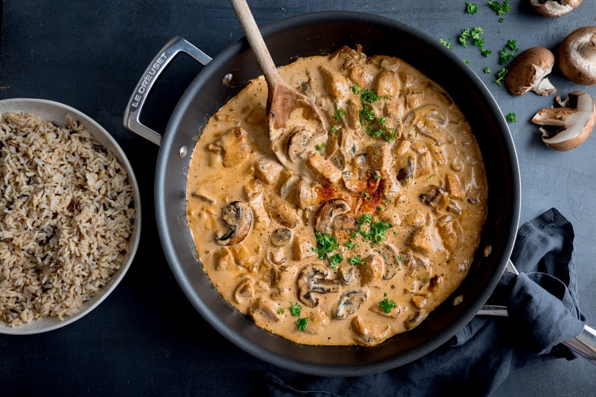 Chicken Stroganoff - Nicky's Kitchen Sanctuary