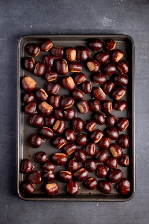 Easy Roast Chestnuts Recipe - Nicky's Kitchen Sanctuary