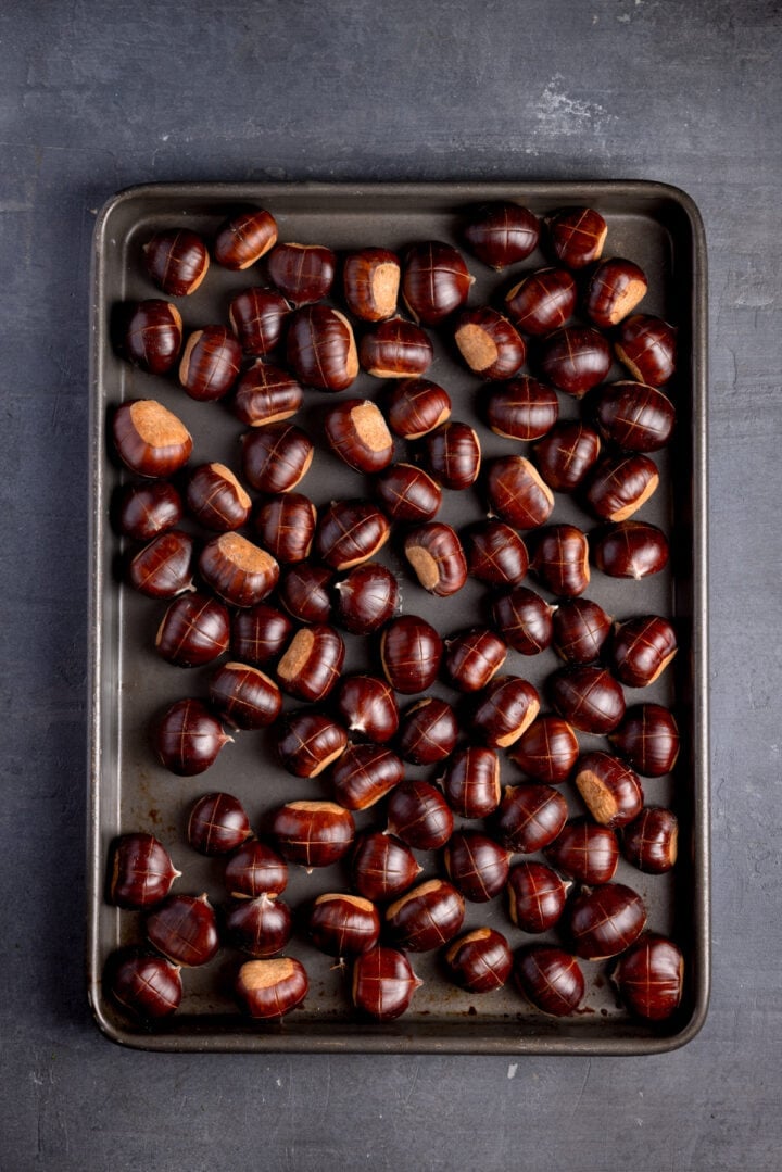 Easy Roast Chestnuts Recipe - Nicky's Kitchen Sanctuary