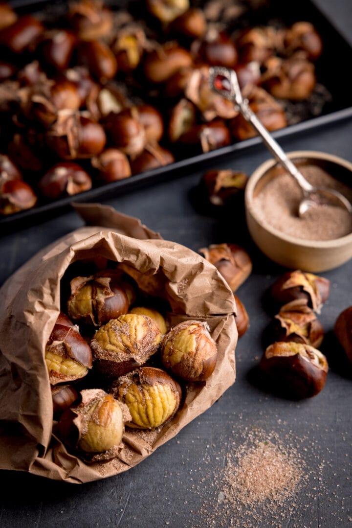 Easy Roast Chestnuts Recipe - Nicky's Kitchen Sanctuary
