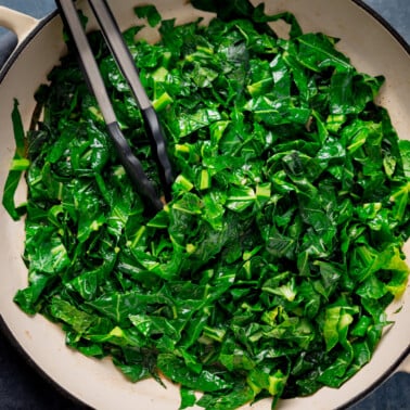 Easy Spring Greens Recipe - Nicky's Kitchen Sanctuary