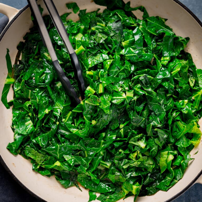 Easy Spring Greens Recipe - Nicky's Kitchen Sanctuary