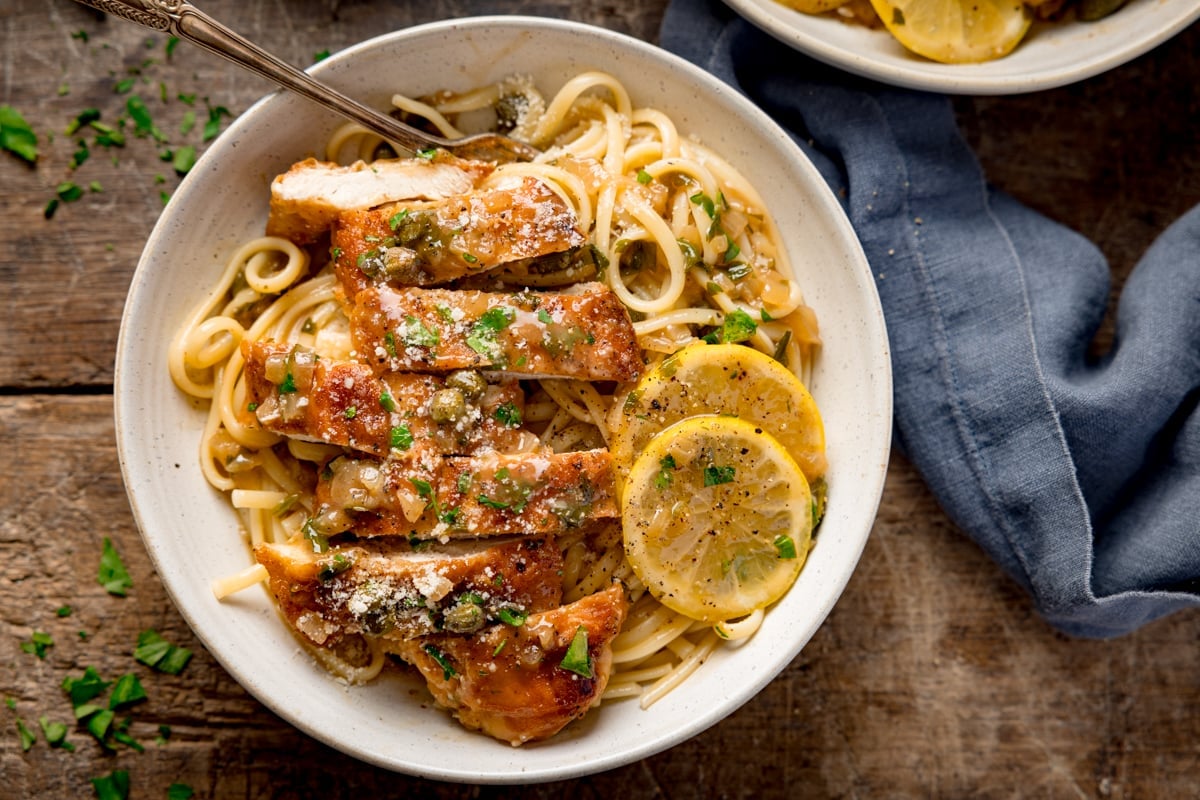 Lemon Chicken Piccata - Nicky's Kitchen Sanctuary