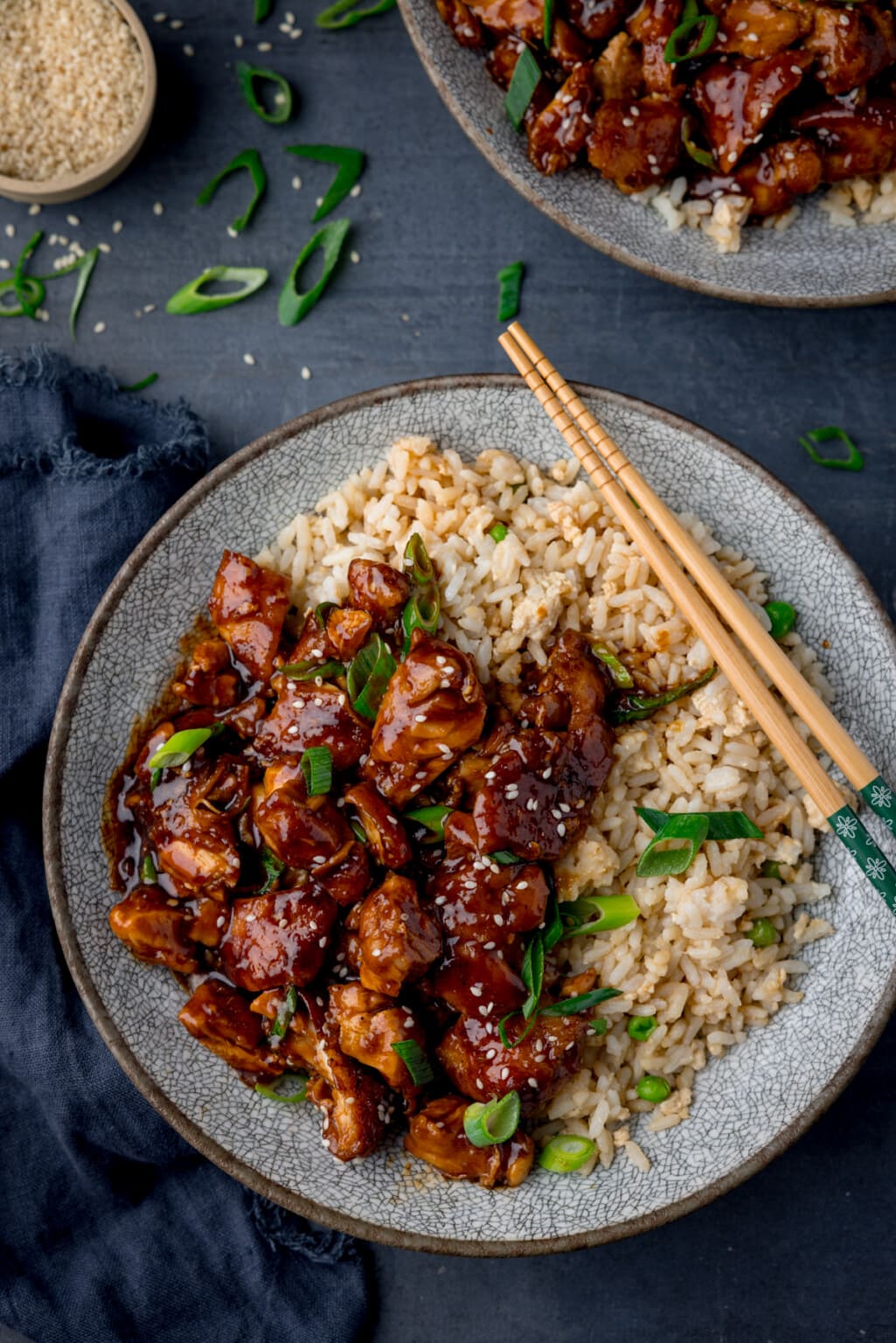 Bourbon Chicken - Nicky's Kitchen Sanctuary