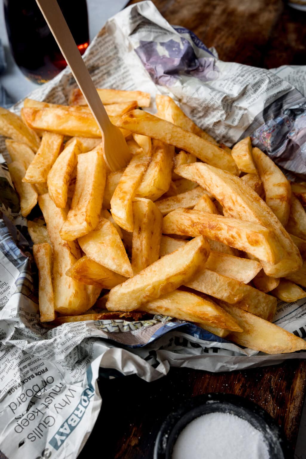 Chip Shop-Style Chips - Nicky's Kitchen Sanctuary