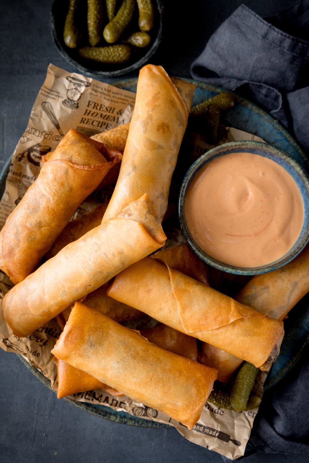 Cheeseburger Spring Rolls - Nicky's Kitchen Sanctuary
