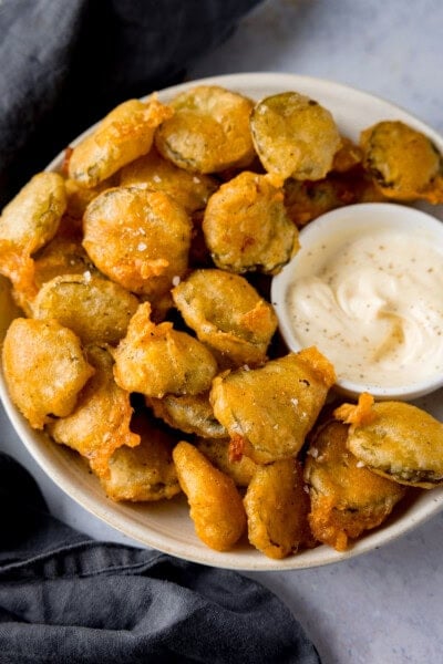 Fried Pickles - Nicky's Kitchen Sanctuary