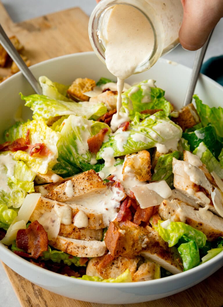Chicken Caesar Salad Recipe - Nicky's Kitchen Sanctuary