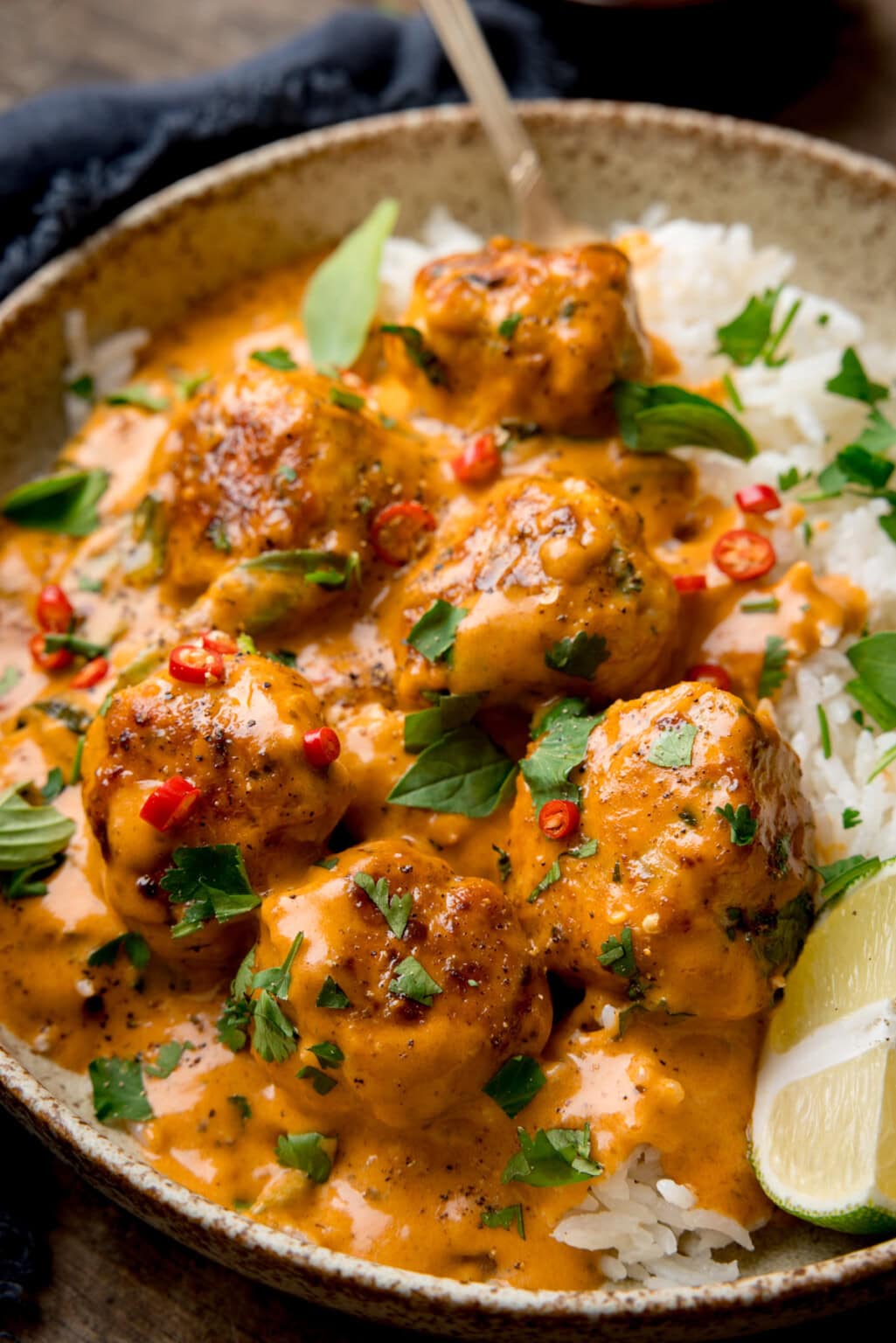 Chicken Meatball Curry - Nicky's Kitchen Sanctuary