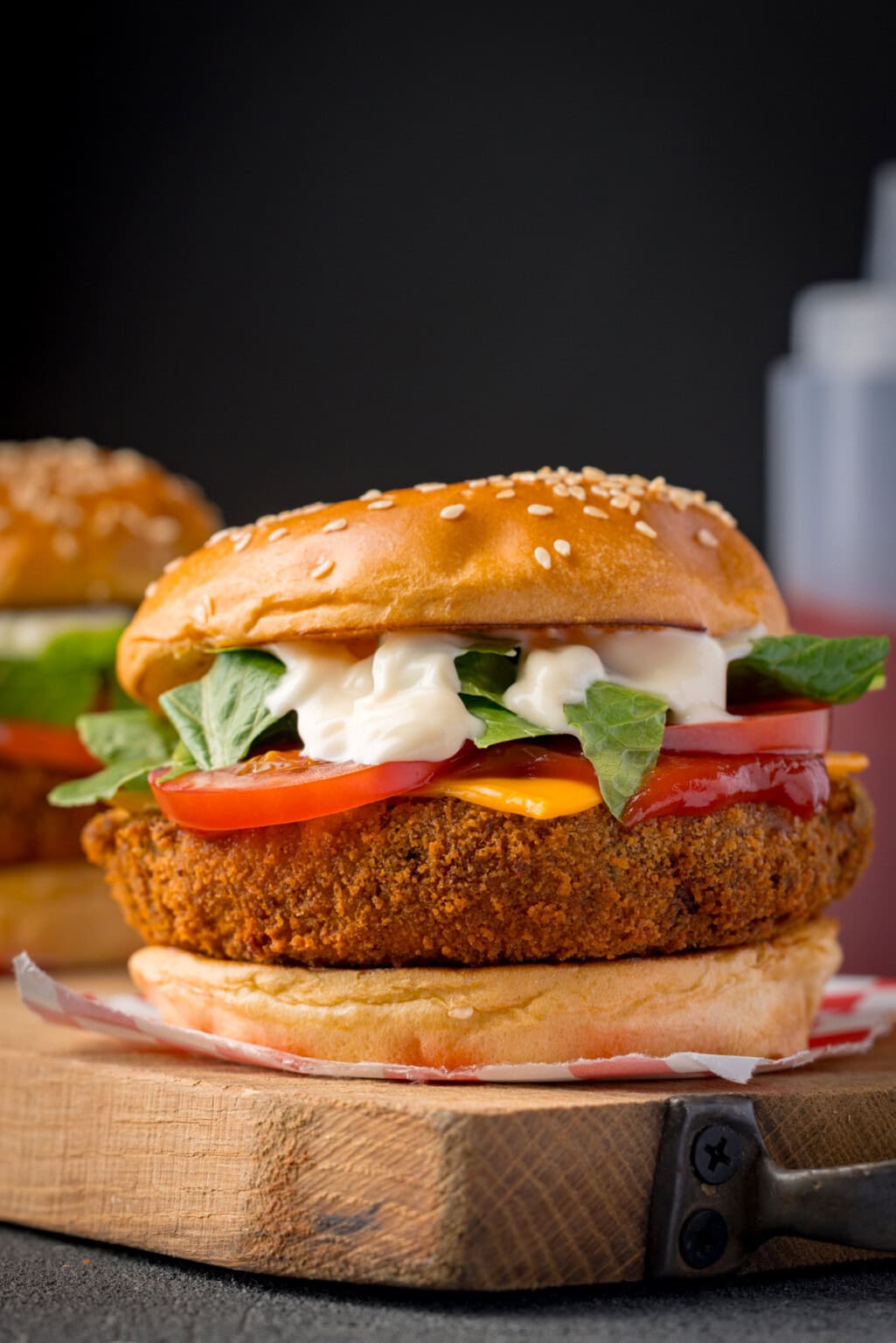 Veggie Bean Burger - Nicky's Kitchen Sanctuary