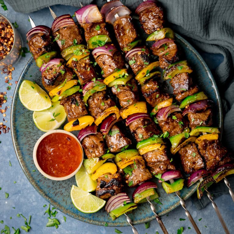 Greek Lamb Souvlaki Kebabs