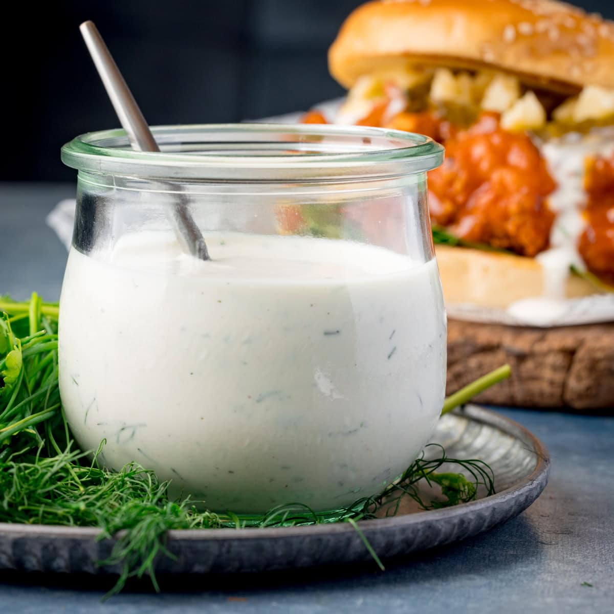 Buffalo Ranch Dressing - Nicky's Kitchen Sanctuary
