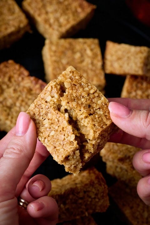 Easy Flapjack Recipe [Soft & Chewy] - Nicky's Kitchen Sanctuary