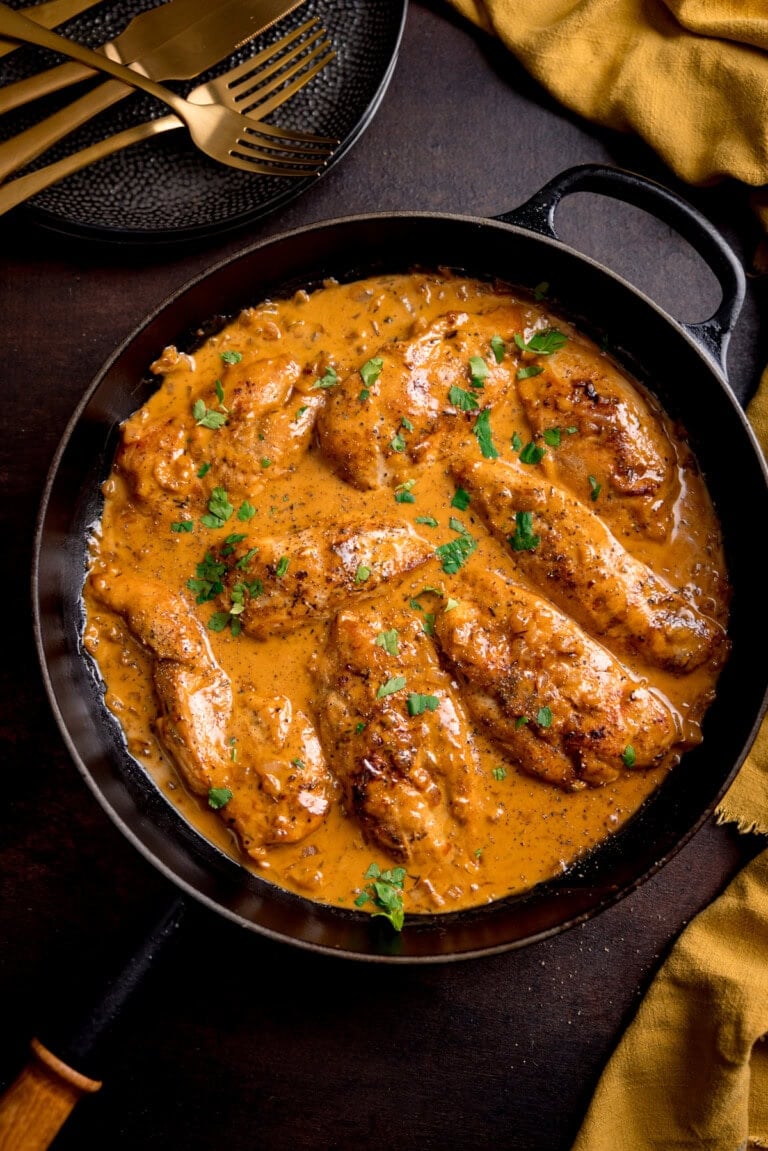 Honey Mustard Chicken [Creamy & Ready in 25 mins!]