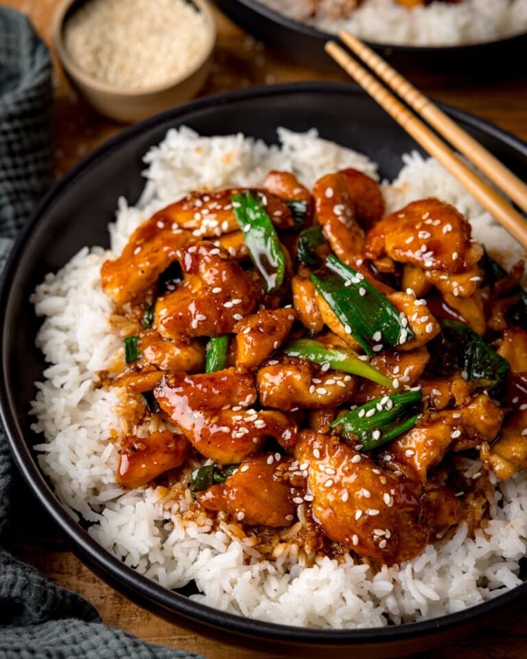 Sticky Mongolian Chicken [Ready in 25 mins!]